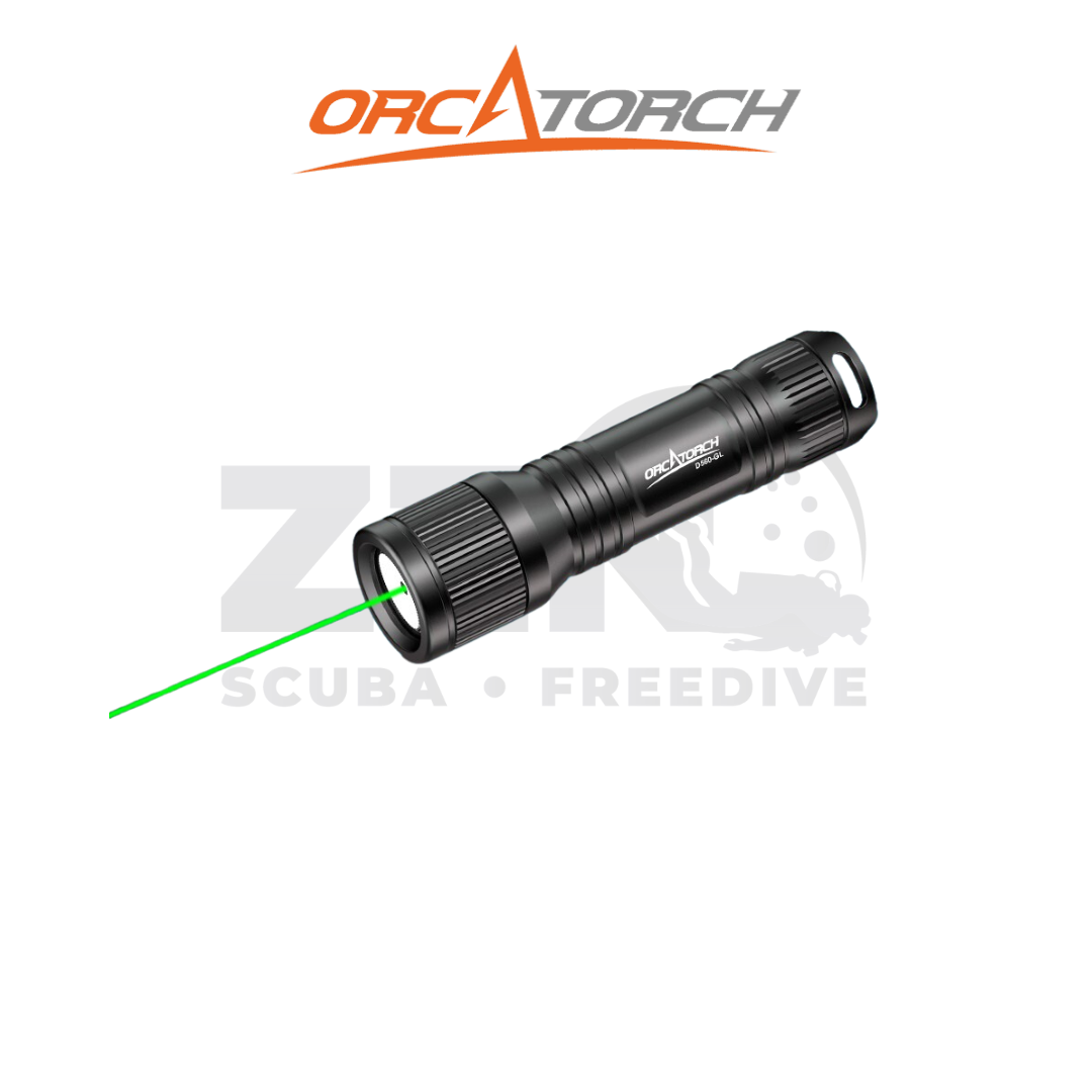 ORCATORCH D560-GL Green Laser Pointer Dive Light – Zen Scuba Freedive