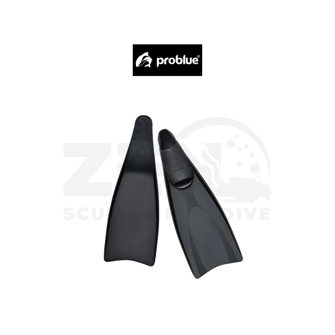 PROBLUE F796 Full Foot Rubber Fins – Zen Scuba Freedive